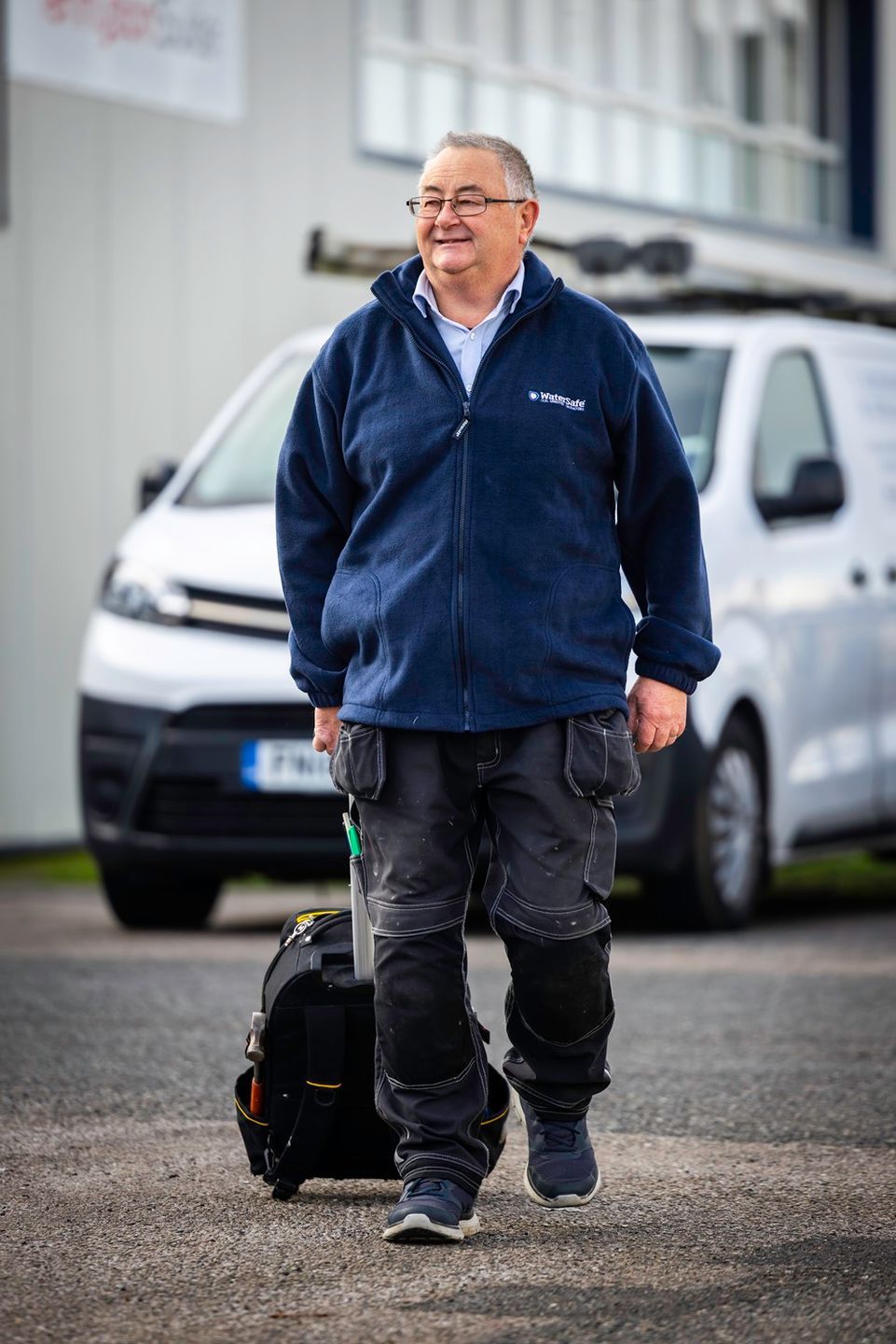 Behind the scenes of our latest plumber photography